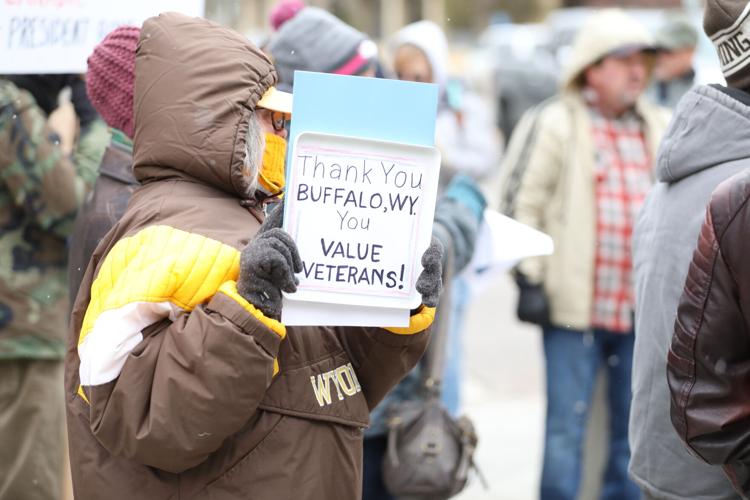 'We fought for you, fight for us': Veterans rally at Capitol | Industry ...