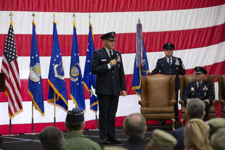 20th Air Force welcomes its first female commander during Friday ...