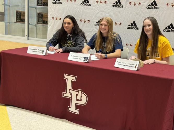 Three LHS student-athletes sign letters of intent for college sports ...