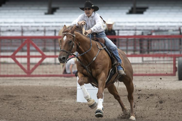 Slack barrel racing for 127th anniversary Cheyenne Frontier Days ...