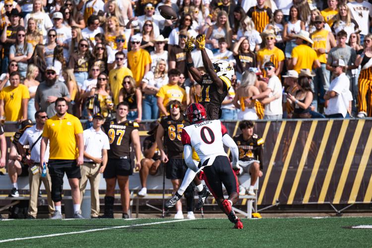 Wyoming WR Justin Stevenson focused on growth | University of Wyoming ...