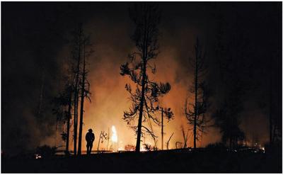 Pack Trail Fire active even as cold front looms | Local News ...