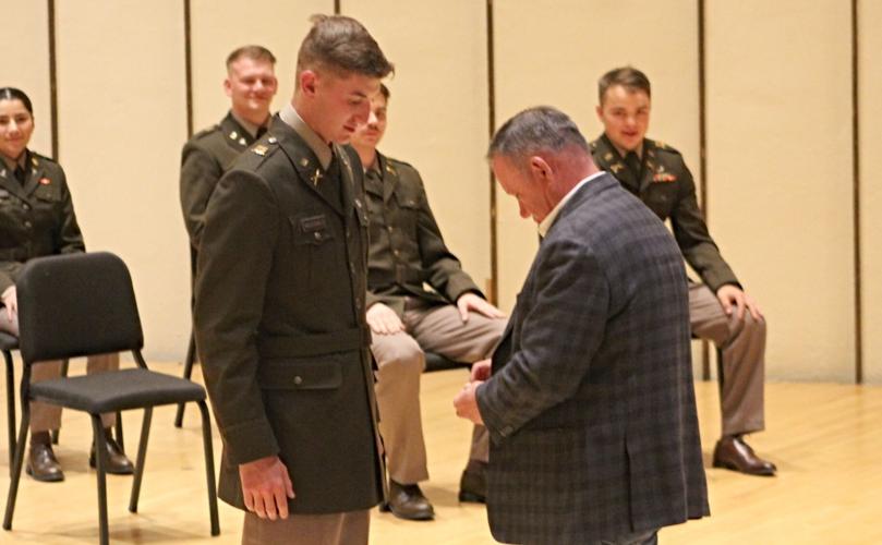Cowboy commissioning: Seven cadets become Army officers during ...
