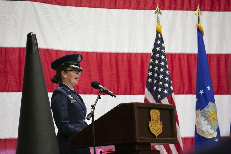 20th Air Force welcomes its first female commander during Friday ...