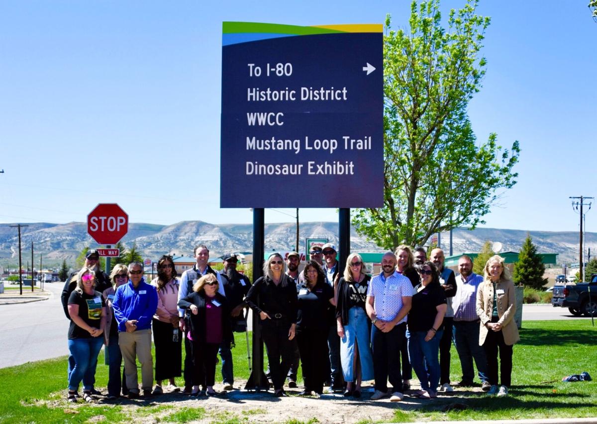 New Rock Springs wayfinding signs unveiled | Rocket Miner | wyomingnews.com