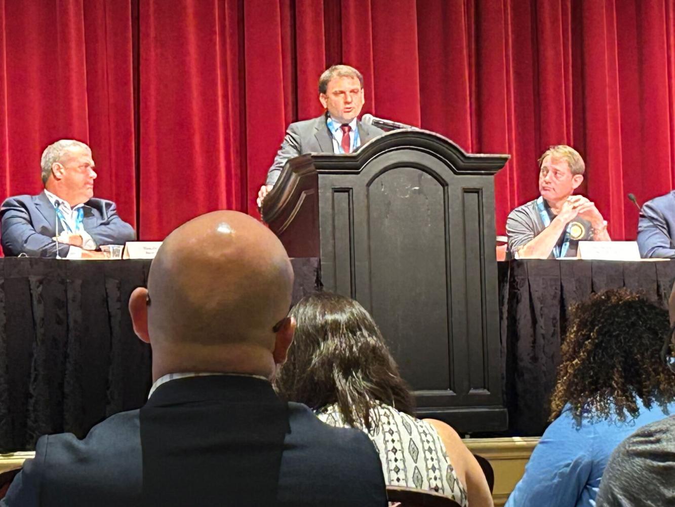 Secretary of State Chuck Gray presents Wyoming's new voting ...
