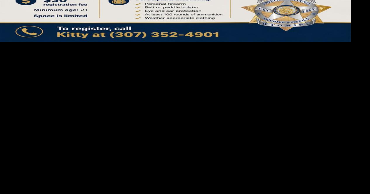 Sheriff's office sets 2026 civilian firearms training schedule | Rocket ...
