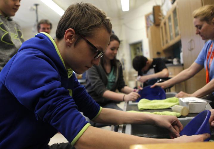 Learning about gold prospecting at Carey Junior High School | Gallery ...