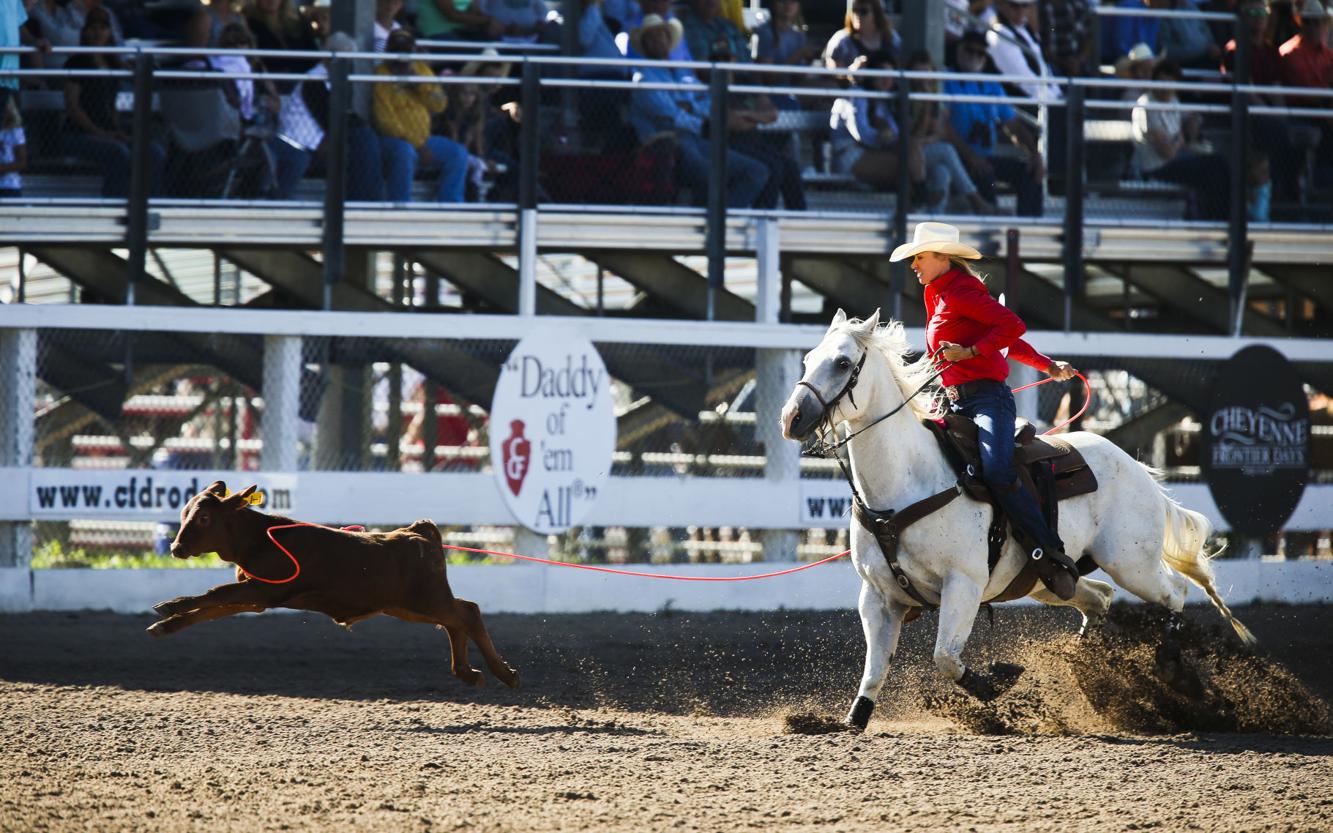 Cowgirls ride toward equality in rodeo | Cheyenne Frontier Days ...