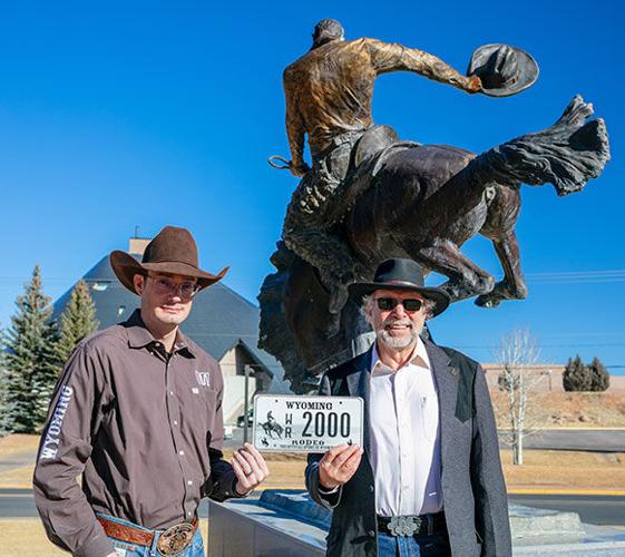 UW AHC photograph used for Wyoming’s new rodeo license plate | Local ...