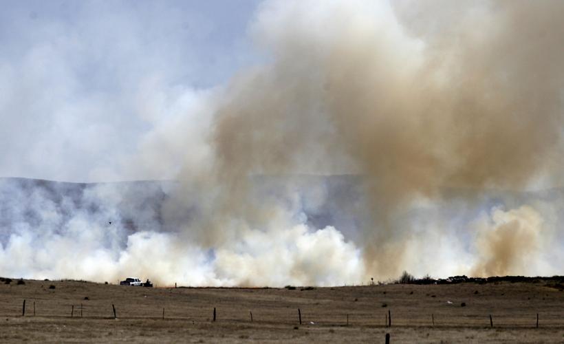Grass fire south of Cheyenne burns near Lummis Ranch | Gallery ...