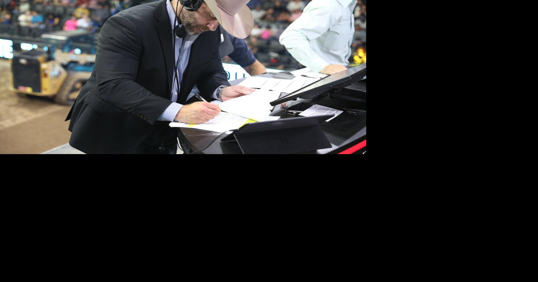 PBR announcer Matt West brings unparalleled energy to bull riding ...
