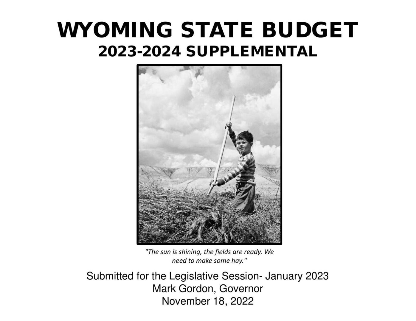 Wyoming State Budget, 2023-2024 Supplemental | | wyomingnews.com