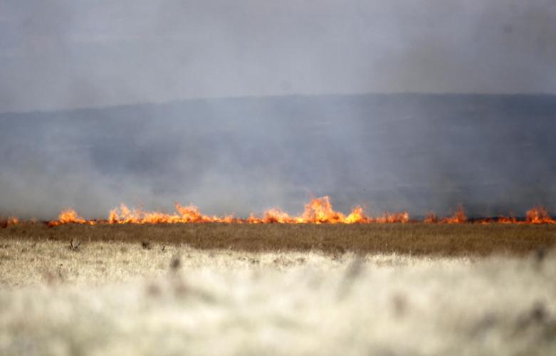 Grass fire south of Cheyenne burns near Lummis Ranch | Gallery ...