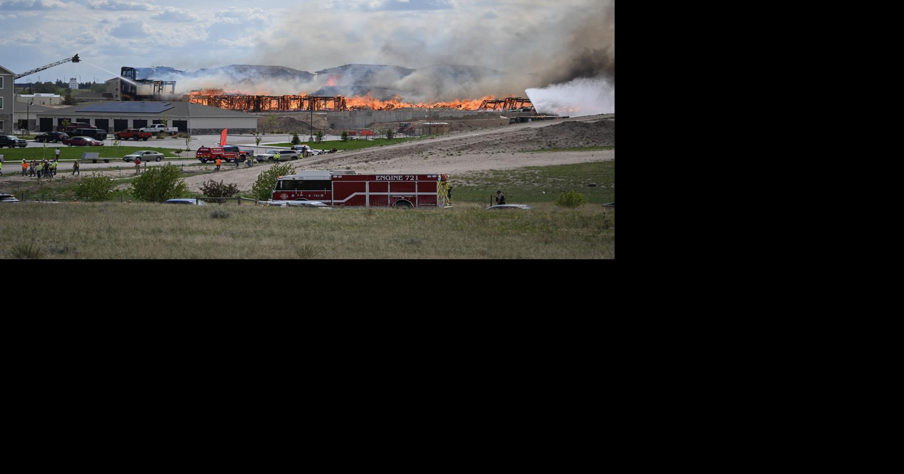 Cheyenne firefighters battle large fire north of Dell Range | Local ...