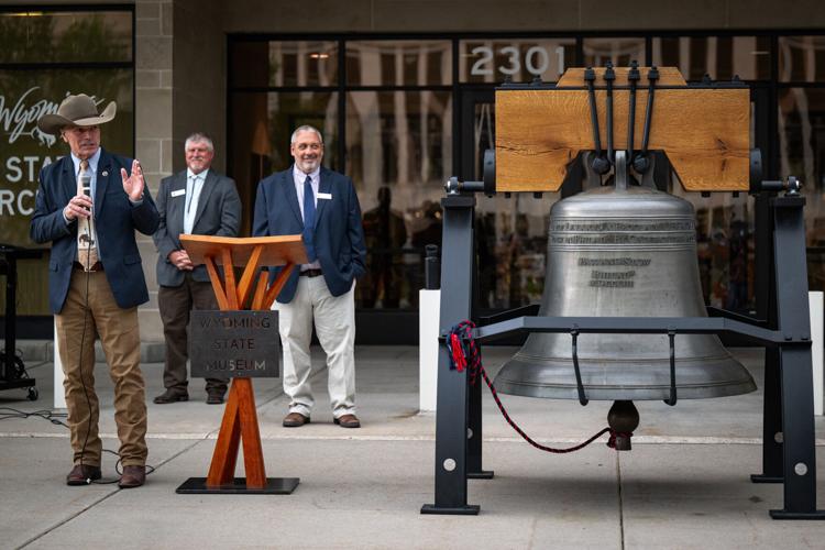 Wyoming rededicates its Liberty Bell replica as part of celebration ...