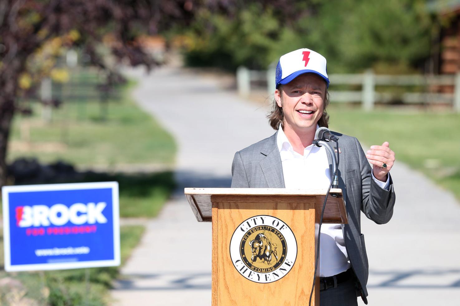 Independent presidential hopeful Brock Pierce visits Cheyenne | Local ...