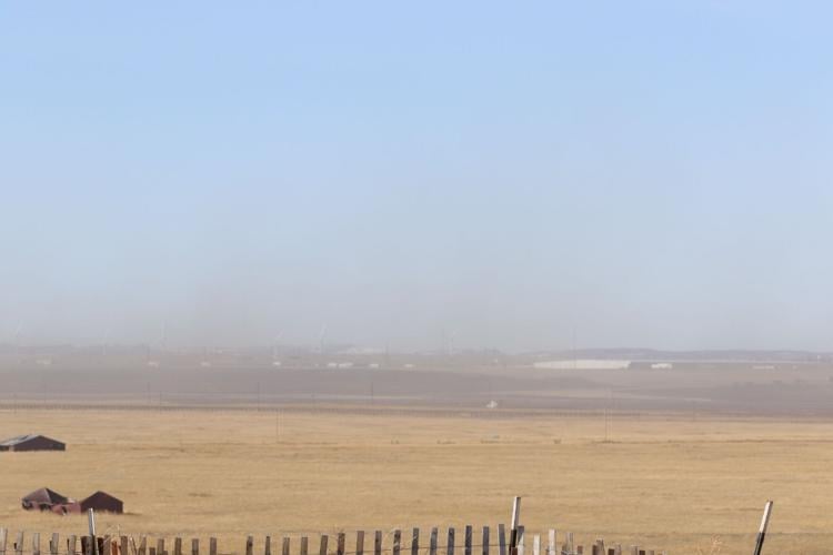 Firefighters battle large grass fire west of Cheyenne, reportedly ...