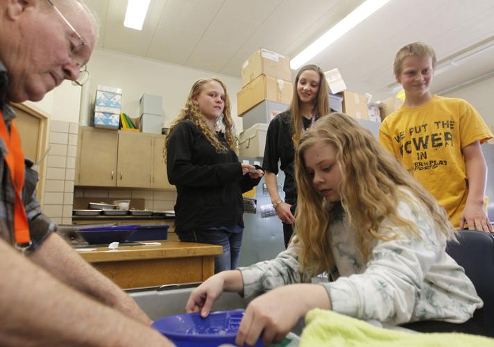 Learning about gold prospecting at Carey Junior High School | Gallery ...