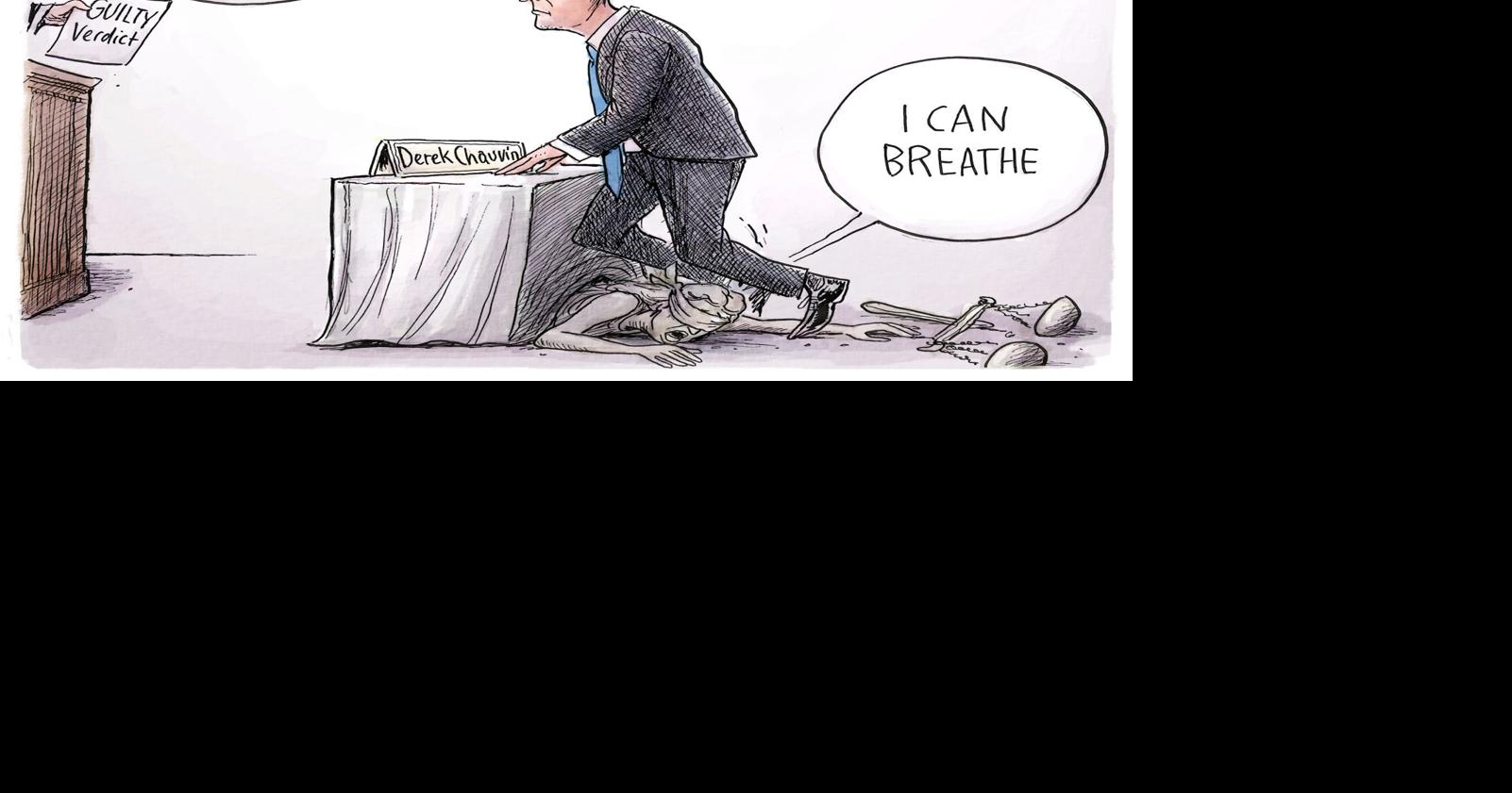 Derek Chauvin verdict editorial cartoon for April 23, 2021 | Cartoons ...