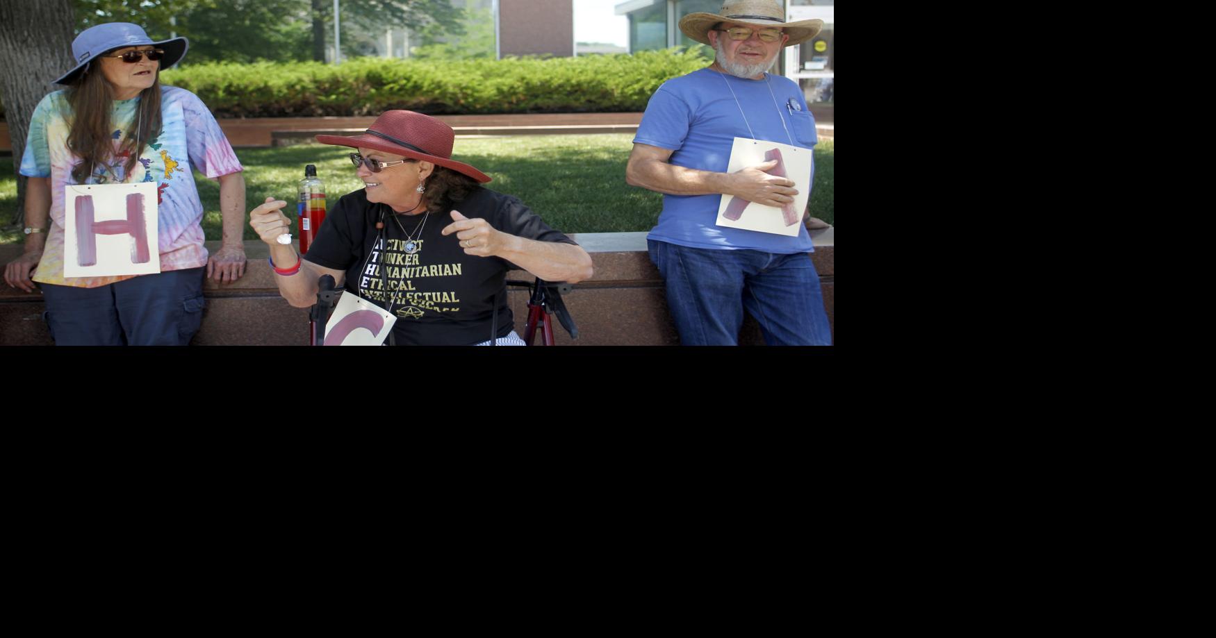 Dozens protest GOP health-care reform in Cheyenne | Local News ...