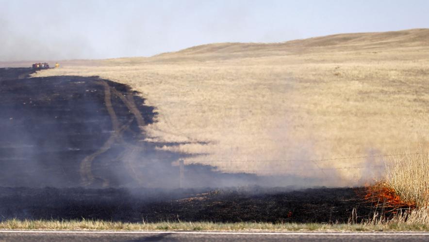 Grass fire south of Cheyenne burns near Lummis Ranch | Gallery ...