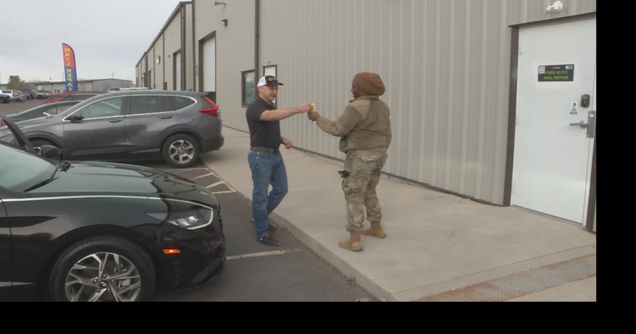 Cheyenne auto hail company repairs Airman's 'near-totaled" car for free ...
