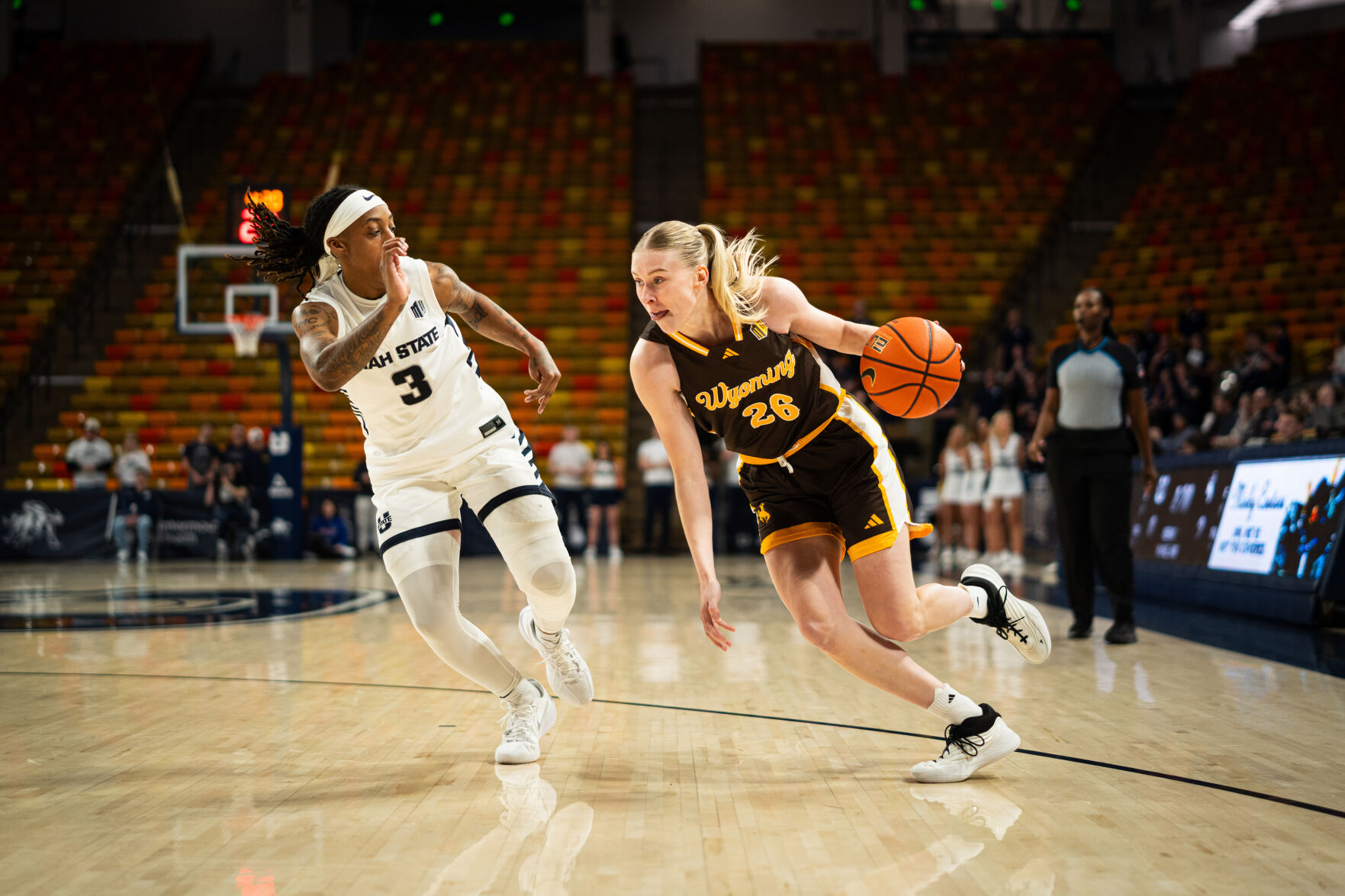 Cowgirls Dominate Final 37 Minutes in Win at Utah State: Four in double ...