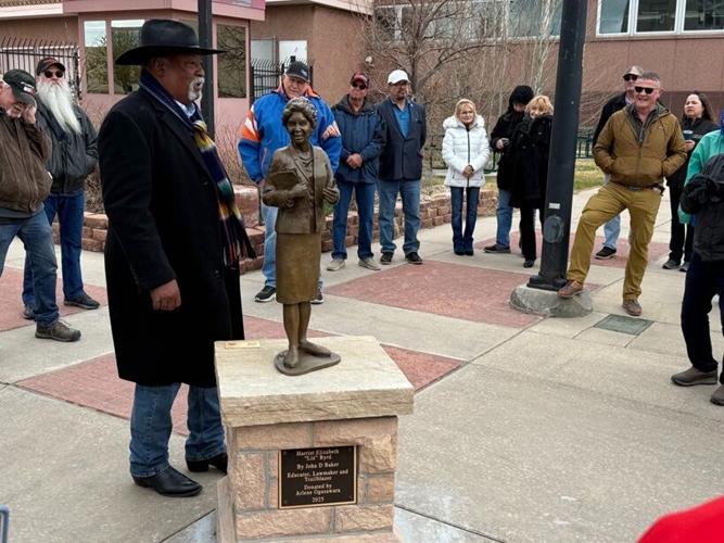 Statue of Liz Byrd unveiled in Cheyenne | Community | wyomingnewsnow.tv