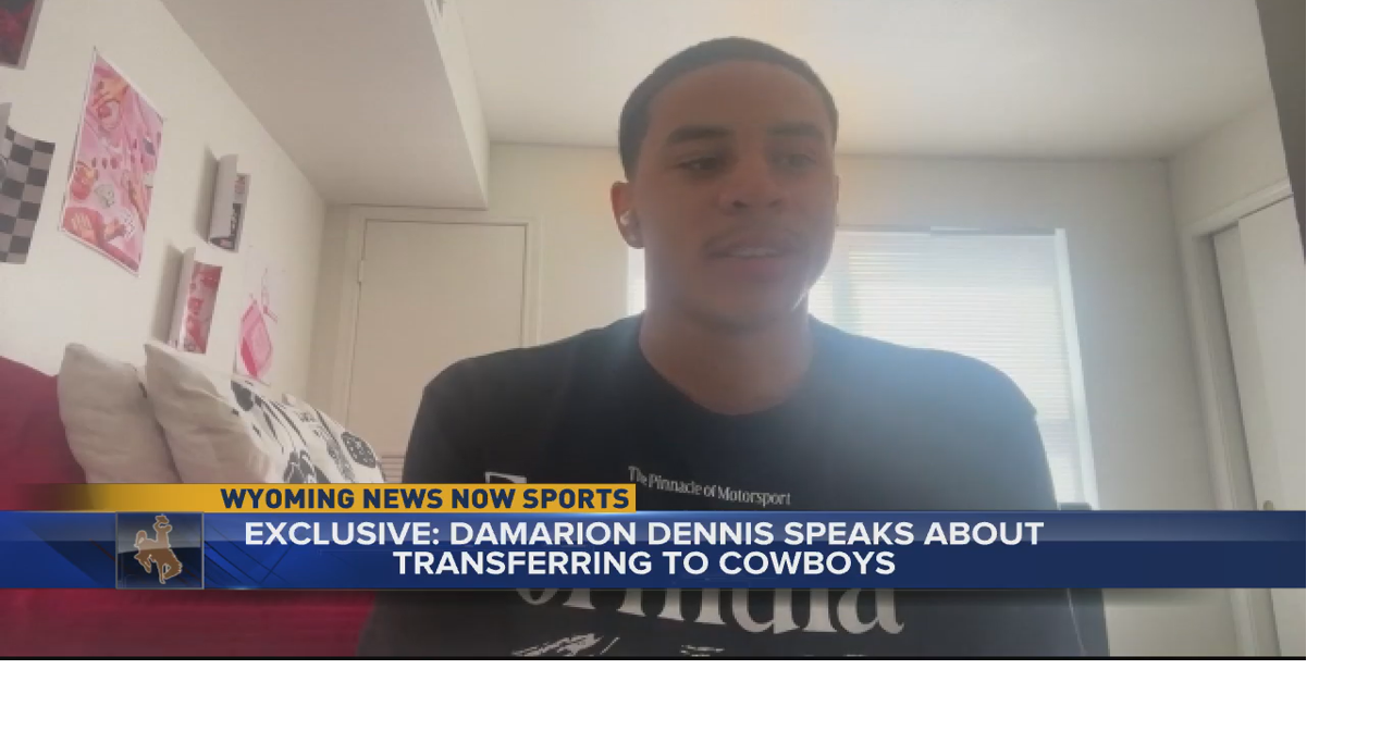 TV EXCLUSIVE: Transfer Damarion Dennis joins Wyoming men's basketball ...