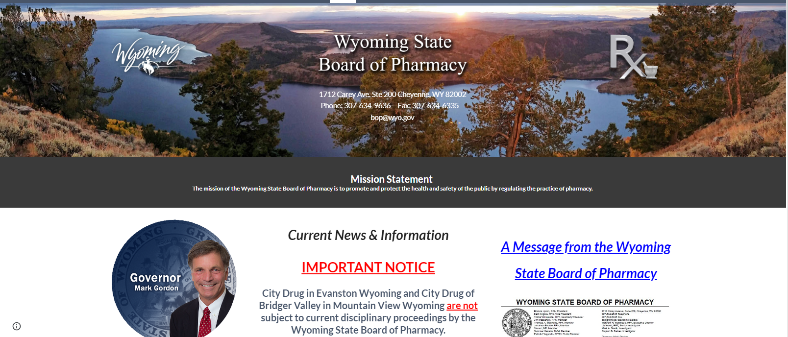 Wyoming Board of Pharmacy president responds following public outroar ...