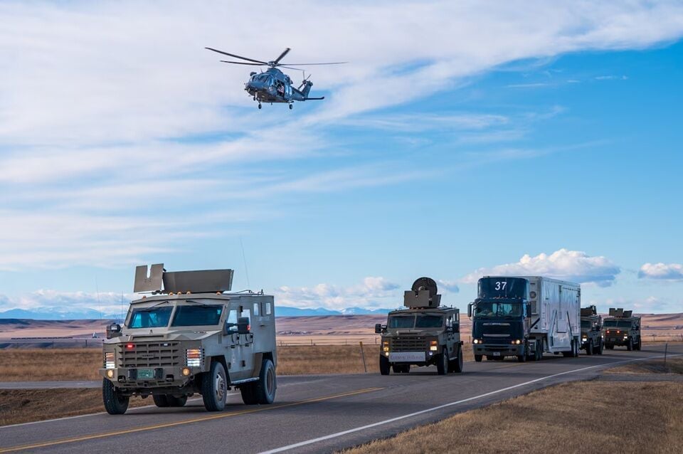 MH-139 Grey Wolf helicopters complete first operational ICBM convoy ...