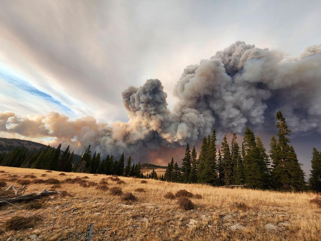 Elk Fire near Sheridan nears 100,000 acre mark | KCWY Station ...