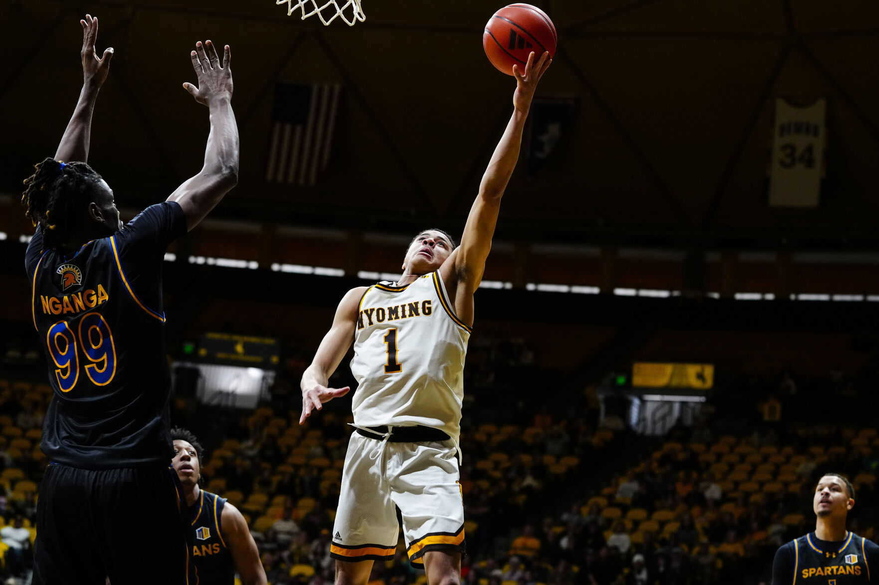 Four Cowboys Score in Double-Figures in 66-62 win over SJSU: Dennis ...