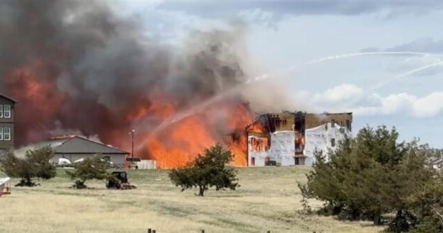 Cheyenne fire crews battle huge blaze on city's north side | News ...