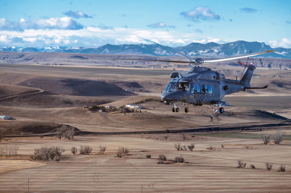 MH-139 Grey Wolf helicopters complete first operational ICBM convoy ...