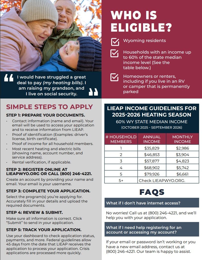 LIEAP receives funding: immediately resumes application approvals ...