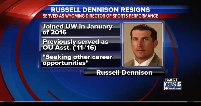Wyoming's Russell Dennison resigns | Sports | wyomingnewsnow.tv