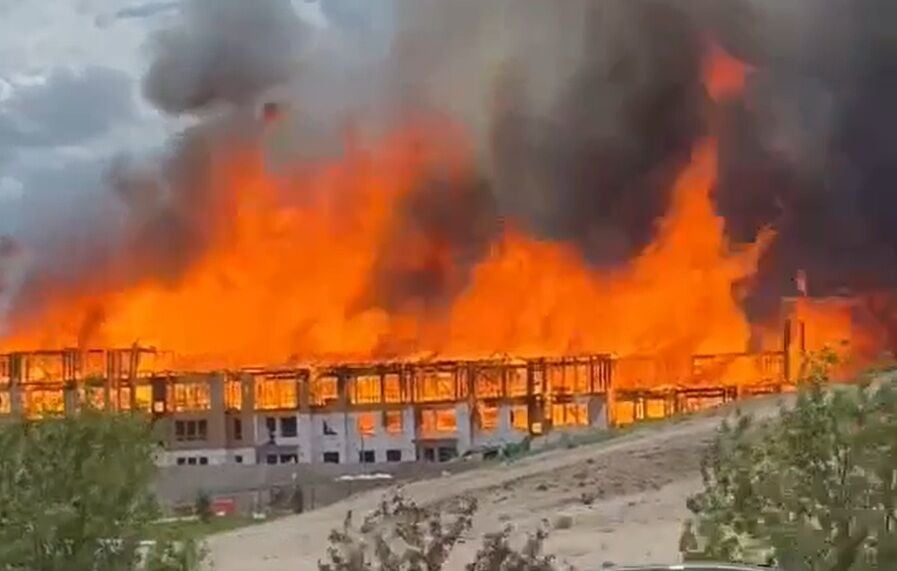 Cheyenne fire crews battle huge blaze on city's north side | News ...