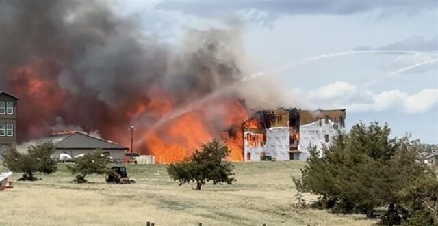 Cheyenne fire crews battle huge blaze on city's north side | News ...