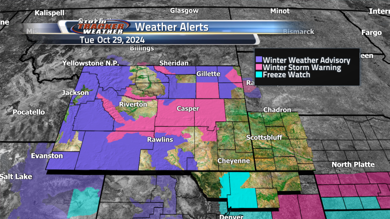 Rain & snow move in today and tonight. Cold temperatures to come ...