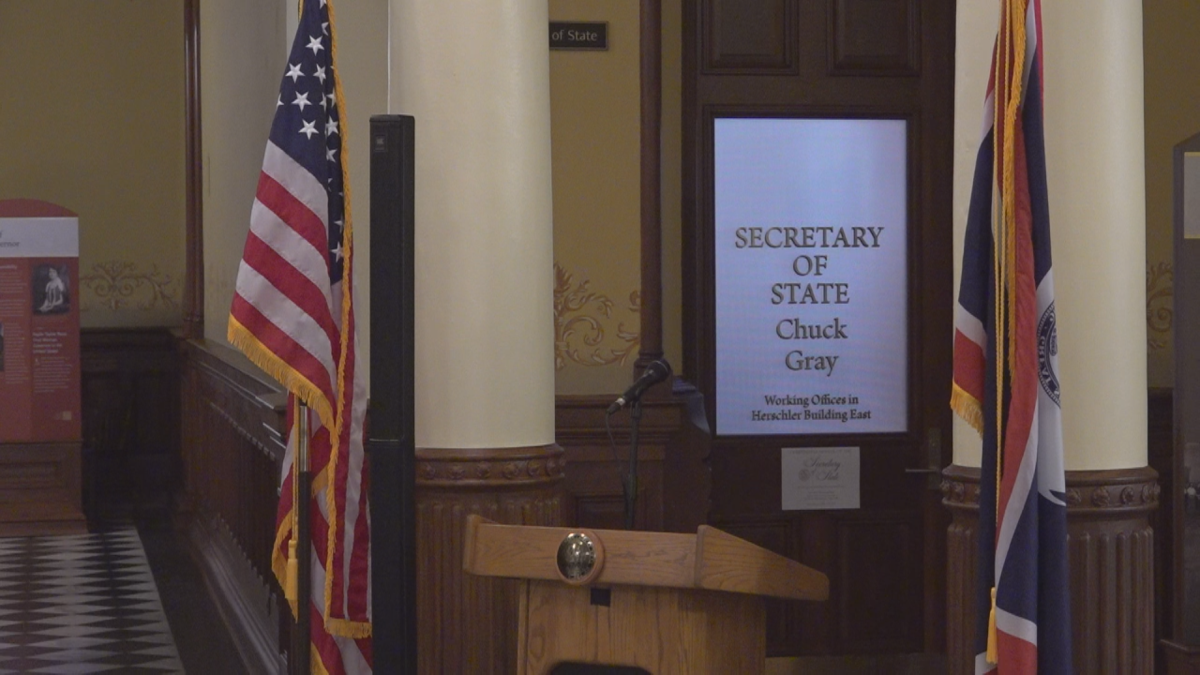 Secretary of State Chuck Gray holds press conference to talk ...