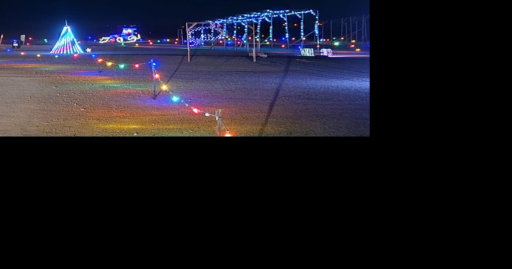 Casper Speedway has a drive-thru Christmas light show | KCWY Station ...