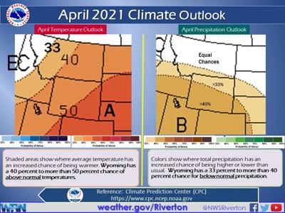 Climate Update: April predicted drier and warmer | News | wyotoday.com
