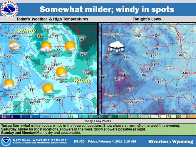 Somewhat Milder Friday, Wind in the Usual Places | Local News ...