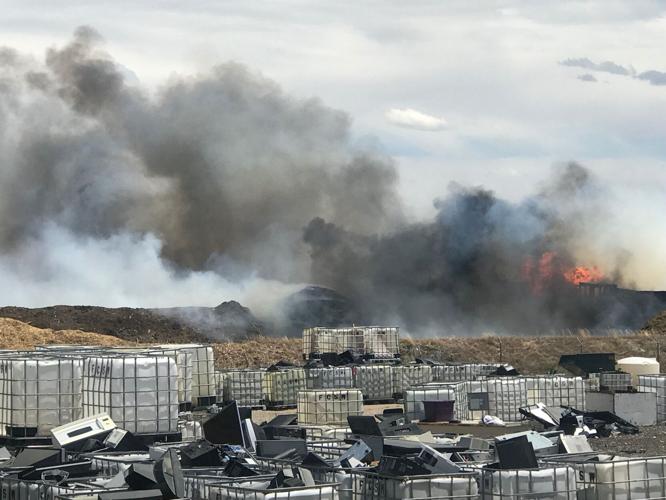 Fire destroys Riverton’s Tub-Grinder at Transfer Station | Local News ...