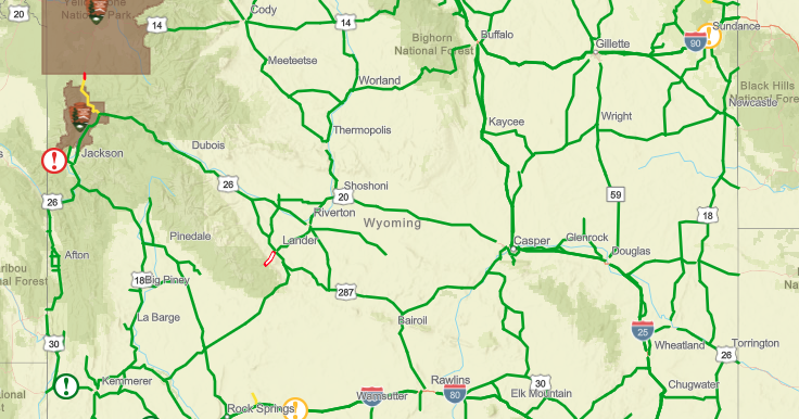 WYDOT Upgrading 511 Road and Travel; Web Cams | News | wyotoday.com