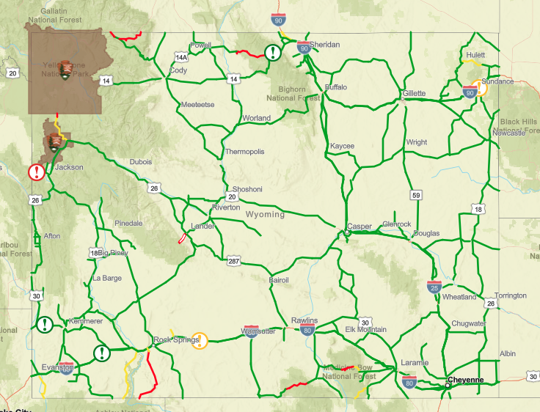 WYDOT Upgrading 511 Road and Travel; Web Cams | News | wyotoday.com