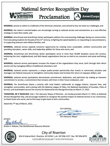 Foster Grandparents Recognized by Mayor and City Council | News ...