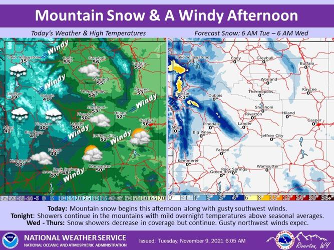 Windy Today, snow in the mountains | Local News | wyotoday.com